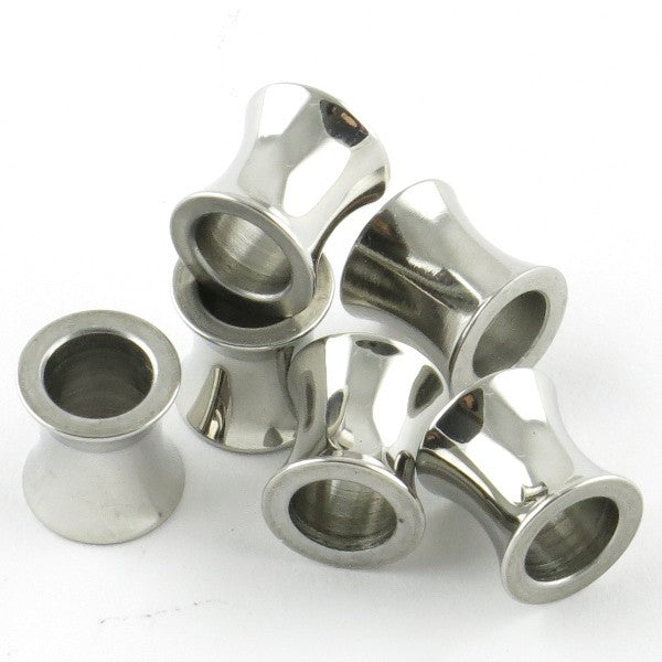 Concave stainless steel bead 8*8mm